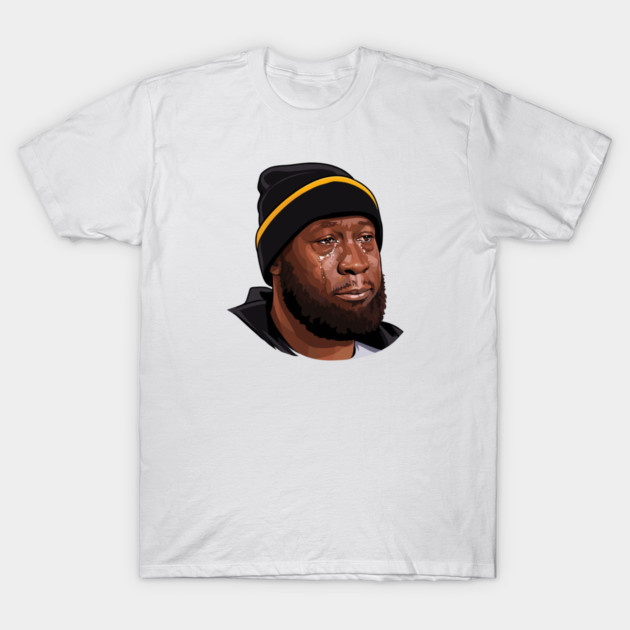 Steelers Mike Tomlin Crying Meme Face - Steelers - T-Shirt | TeePublic