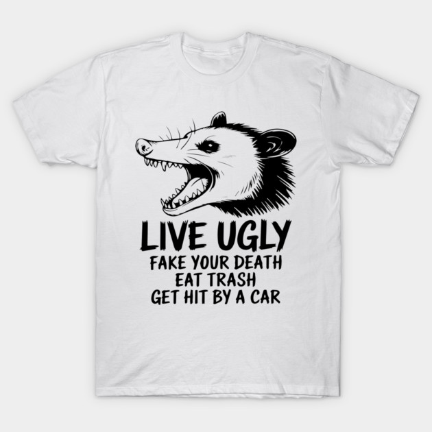 Let's Eat Trash & Get Hit By A Car - Possum Lovers - T-Shirt | TeePublic