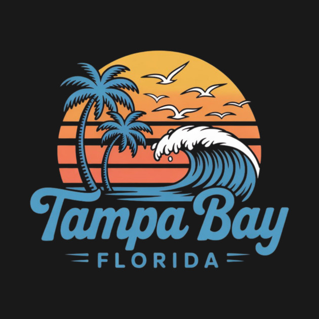 Tampa Bay Florida Beach - Florida Beach - T-Shirt | TeePublic