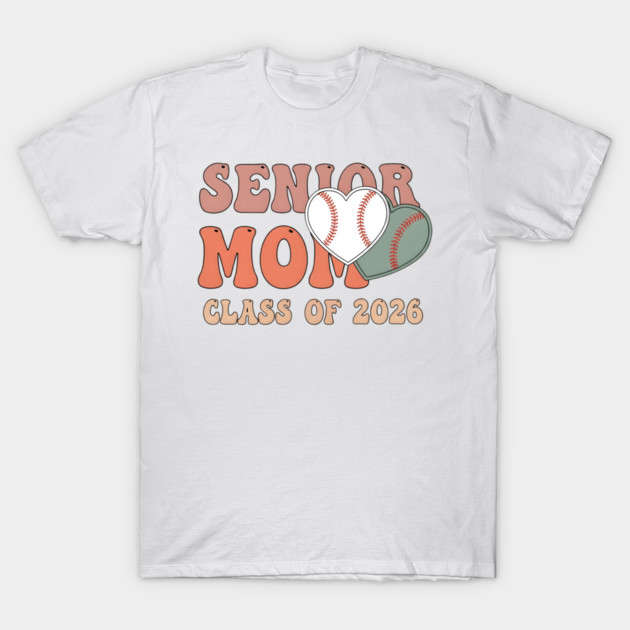 Senior Mom Class of 2026 Baseball Graduation Heart - Senior Mom Class ...