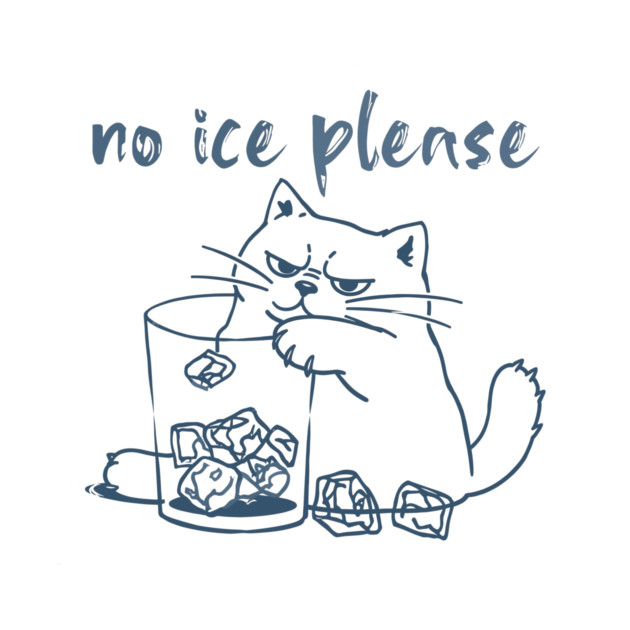 No Ice Please with Cat Abolish ICE - No Ice Please Cat Abolish Ice - T ...
