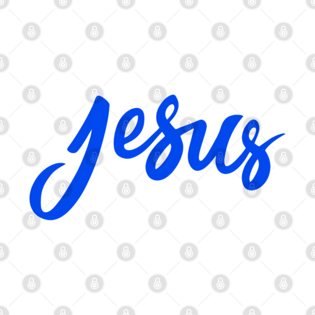 Jesus Typography Design - Jesus - T-Shirt | TeePublic