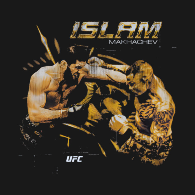 Islam Makhachev UFC Fighter Graphic - Islam Makhachev - T-Shirt | TeePublic