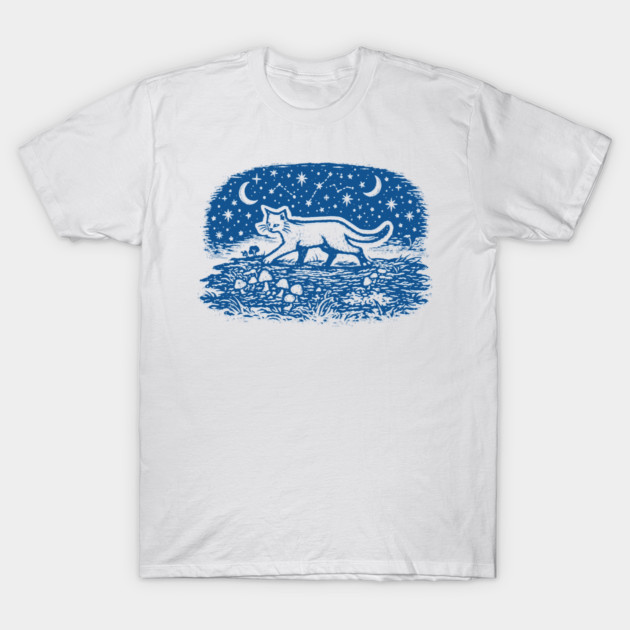 Vintage Forest Cat - Forest Cat - T-Shirt | TeePublic
