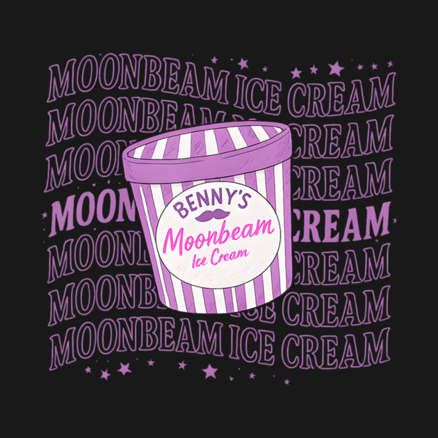 Moonbeam Ice Cream Ice Cream - Retro Ice Cream - T-Shirt | TeePublic