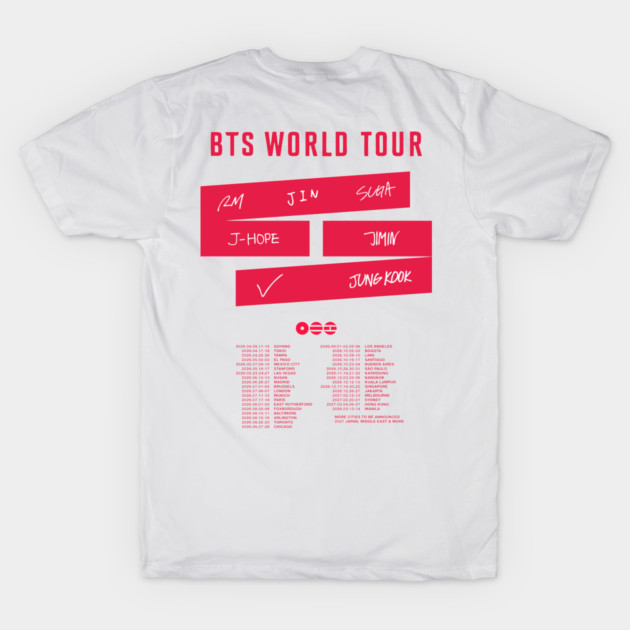 bts world tour 2026 - Bts - T-Shirt | TeePublic