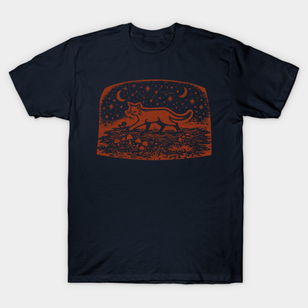 Vintage Forest Cat - Forest Cat - T-Shirt | TeePublic