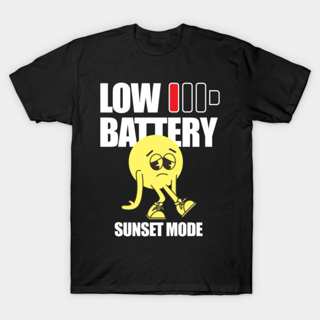 Low Battery Sunset Mode - Running on Empty, Feeling Drained - Low ...