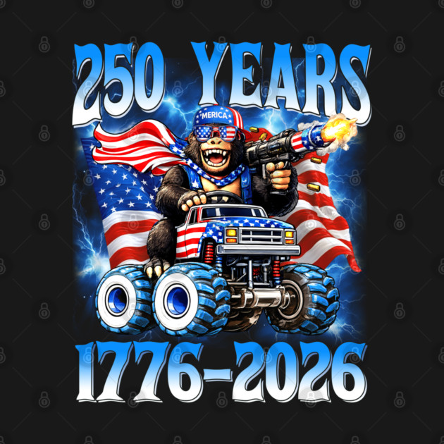 250 Year American 1776 2026 250th Kids Boys Patriotic 4th July - 250 ...
