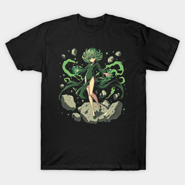 Tatsumaki Floating Psychic Stance Fan Art - Tatsumaki - T-Shirt | TeePublic