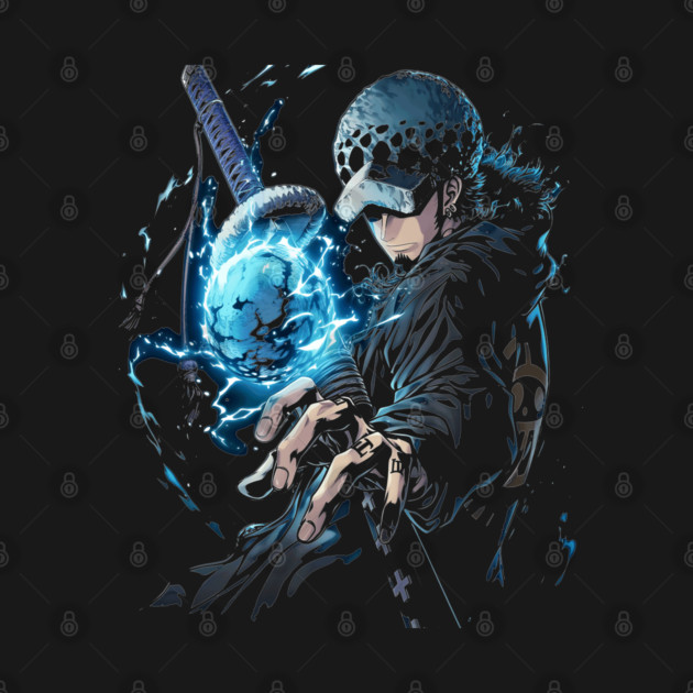 Trafalgar Law with Sword One Piece - Trafalgar Law - T-Shirt | TeePublic