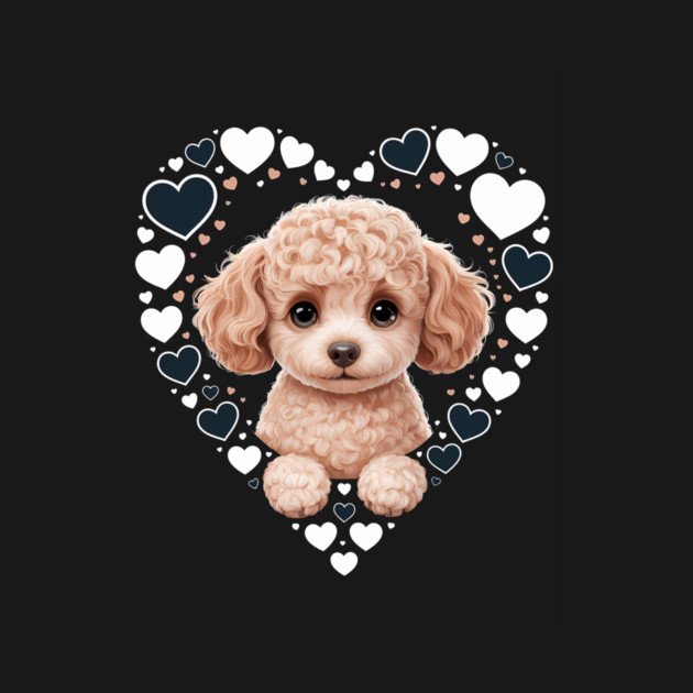 Toy Poodle Love Heart for Valentines Day on Poodle Lover - Toy Poodle ...