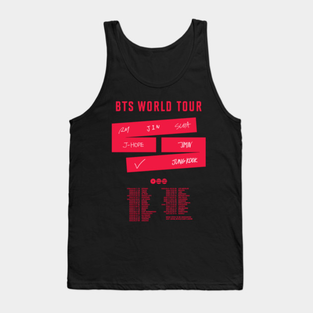 BTS World Tour 2026-2027 Schedule Poster - Bts 2026 - Tank Top | TeePublic