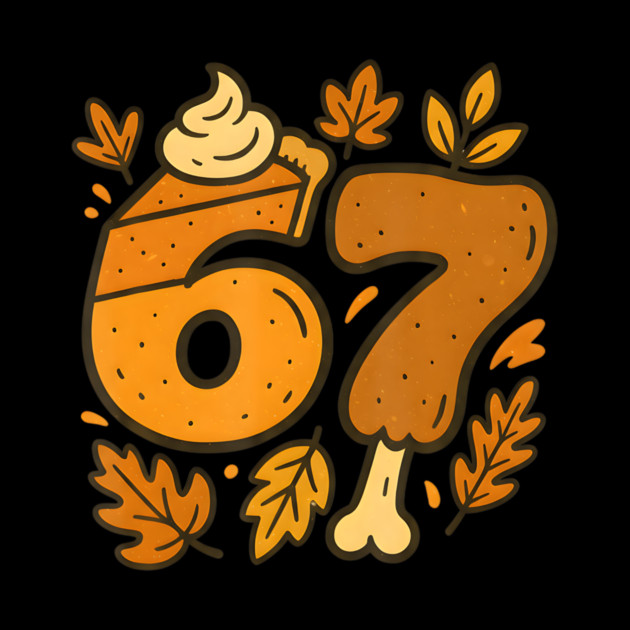 67 Thanksgiving Six Seven Gen Alpha Slang Turkey - Funny Thanksgiving ...