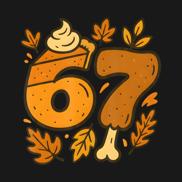 67 Thanksgiving Six Seven Gen Alpha Slang Turkey - Funny Thanksgiving ...