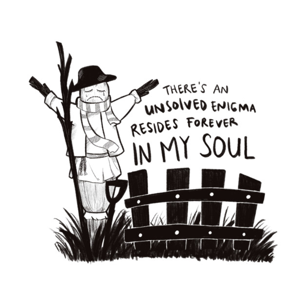 The Sad Scarecrow - Scarecrow - T-Shirt | TeePublic