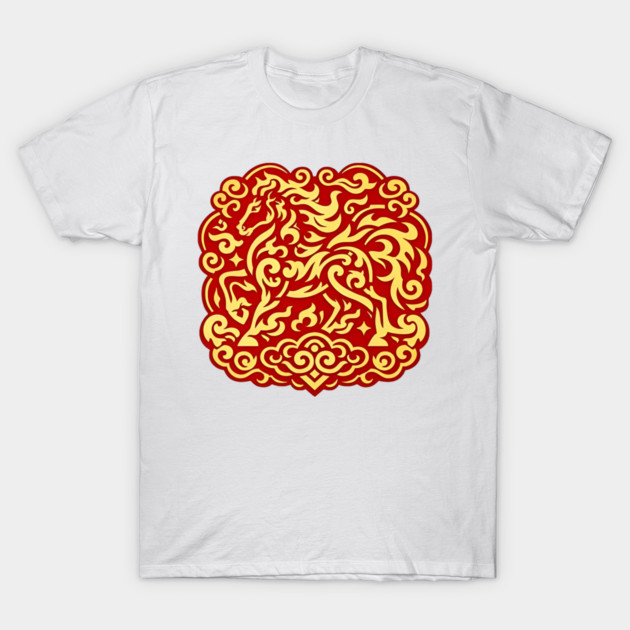 Year-of-the-Horse-of-Fire - Chinese New Year - T-Shirt | TeePublic