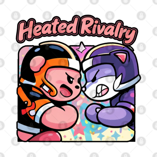 Heated Rivalry Cute Football Face Off Illustration - Nfl Football - T ...