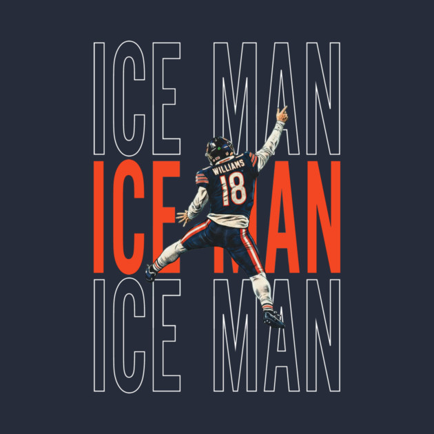 Caleb Williams ICE MAN Chicago Bears - Iceman Caleb Williams - T-Shirt ...