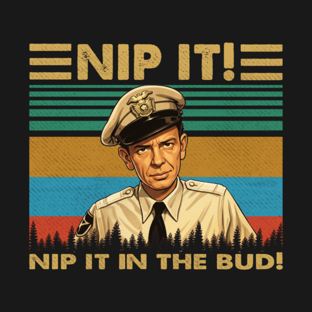 Nip It In The Bud Iconic Classic TV Quote Sunset Retro Meme Vintage ...