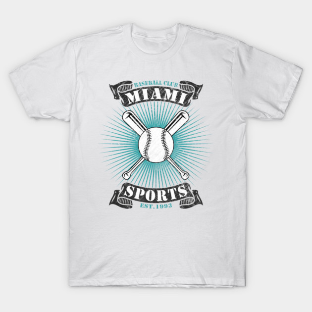 Retro Classic Miami Sport Dream Team - Miami - T-Shirt | TeePublic