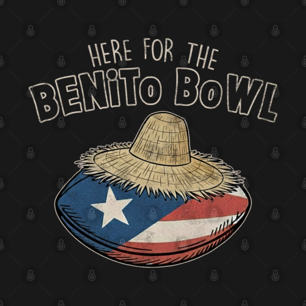 Bad Bunny - Here For The Benito Bowl Vintage Tee T00024 - Bad Bunny - T ...