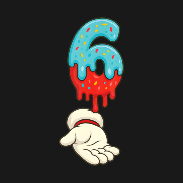 Six Seven 6 7 Ice Cream Drip Santa - Matching Xmas Family - T-Shirt ...