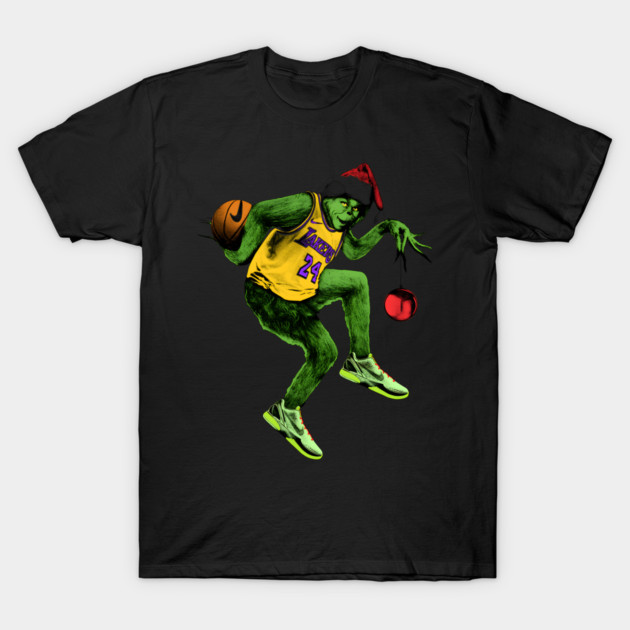 Grinch Basketball - Grinch Basketball Themed - T-Shirt | TeePublic