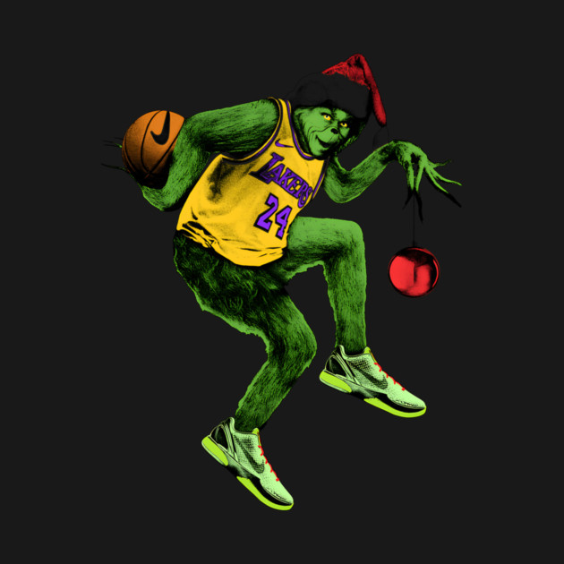 Grinch Basketball - Grinch Basketball Themed - T-Shirt | TeePublic