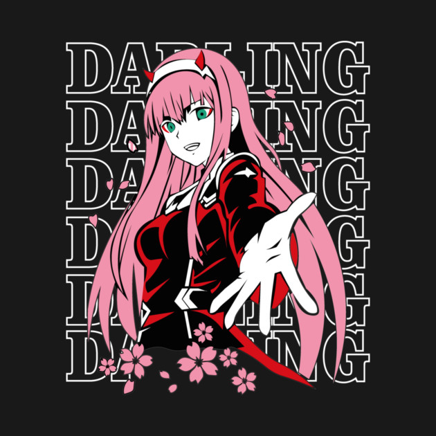 Zero Two - Anime Character Art - T-Shirt | TeePublic