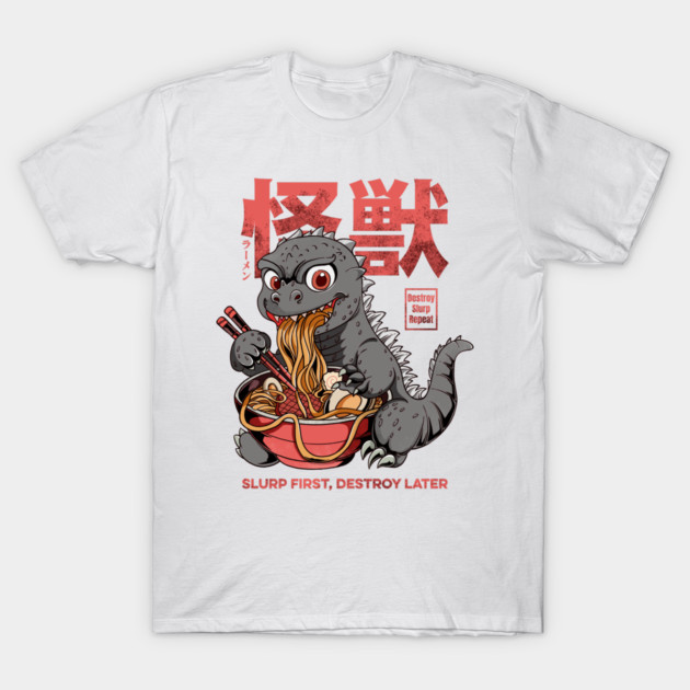 Kaiju Ramen Break - Godzilla - T-Shirt | TeePublic