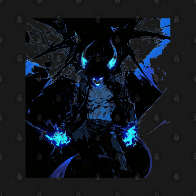 Solo Leveling Sung Jinwoo Shadow Monarch - Solo Leveling - T-Shirt ...