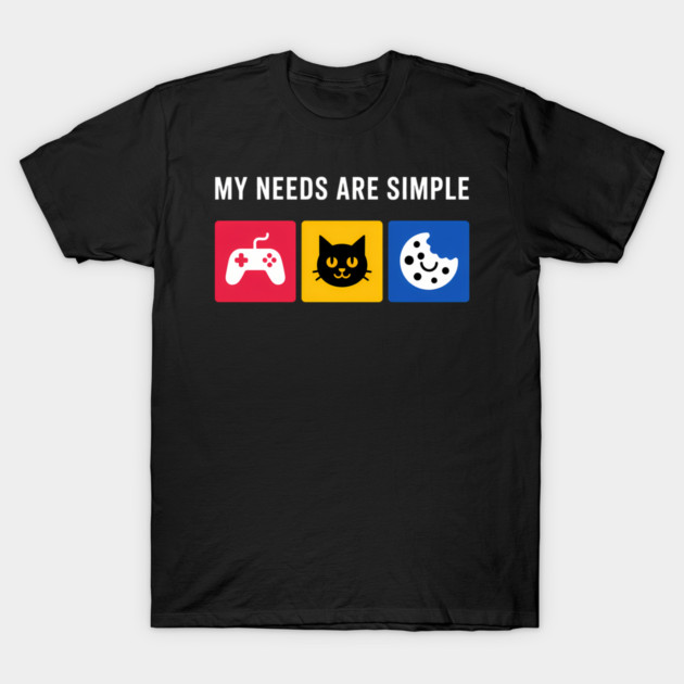 Gamers Fun Video Game Cat Lovers - Gamers Fun - T-Shirt | TeePublic