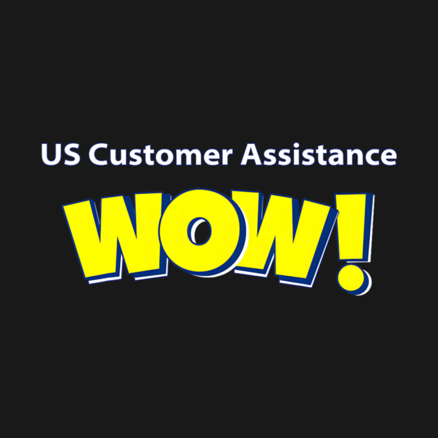 Us Cust Assist Wow - Custom Assist Wow - T-Shirt | TeePublic