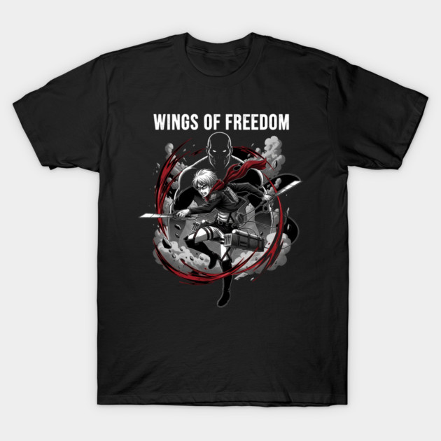 Armin Arlert Wings of Freedom Attack - Attack On Titan - T-Shirt ...