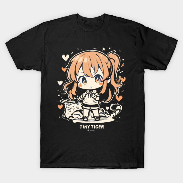 Cute Anime Girl with Orange Hair - Anime Girl - T-Shirt | TeePublic