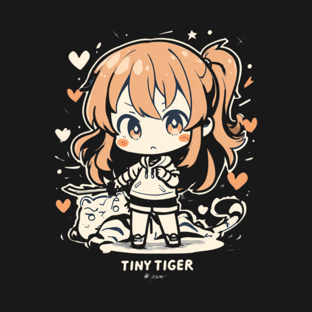 Cute Anime Girl with Orange Hair - Anime Girl - T-Shirt | TeePublic