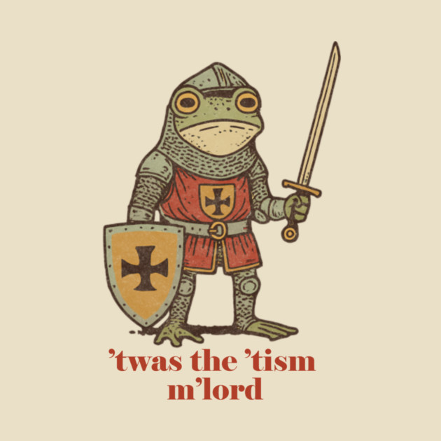 ’Twas the ’Tism, M’Lord _ Medieval Frog Knight Meme - Twas The Tism ...