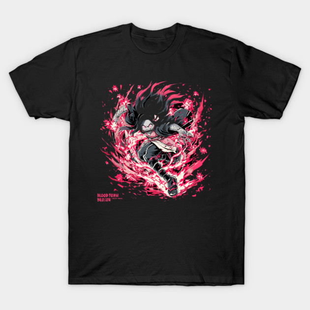 Nezuko Kamado Fiery Demon Slayer Art - Nezuko Kamado - T-Shirt | TeePublic