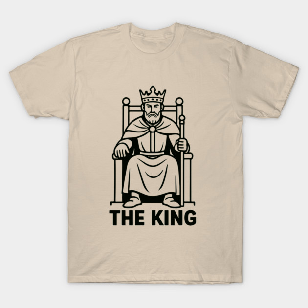 The King Throne – Regal Line Art - Food - T-Shirt | TeePublic