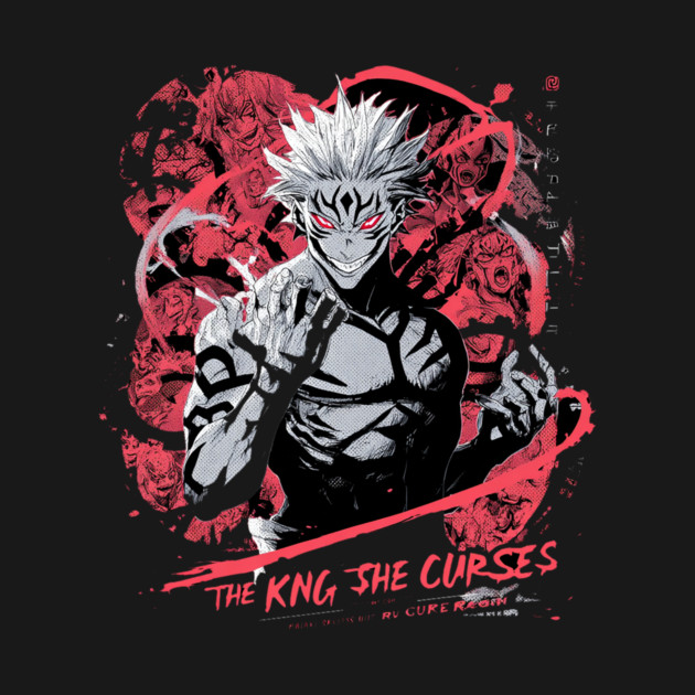 Jujutsu Kaisen Sukuna King of Curses - Sukuna - T-Shirt | TeePublic