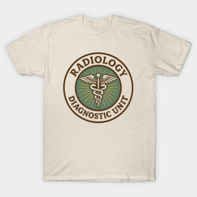 Radiology Diagnostic Unit – Vintage Medical Emblem - Medical - T-Shirt ...