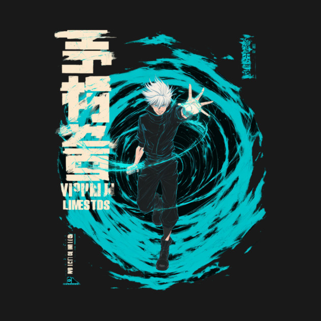 Gojo Satoru Jujutsu Kaisen Limitless Energy - Gojo Satoru - T-Shirt ...
