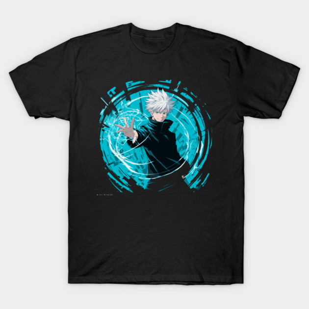 Gojo Satoru Anime Hollow Purple Art - Gojo Satoru - T-Shirt | TeePublic