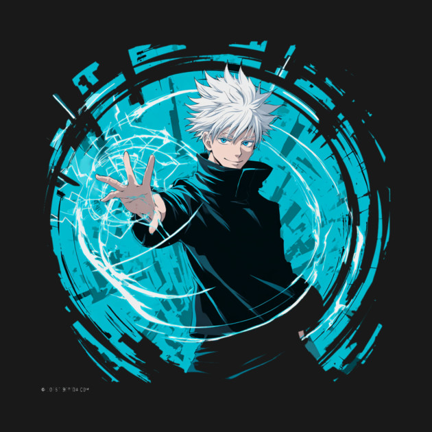 Gojo Satoru Anime Hollow Purple Art - Gojo Satoru - T-Shirt | TeePublic