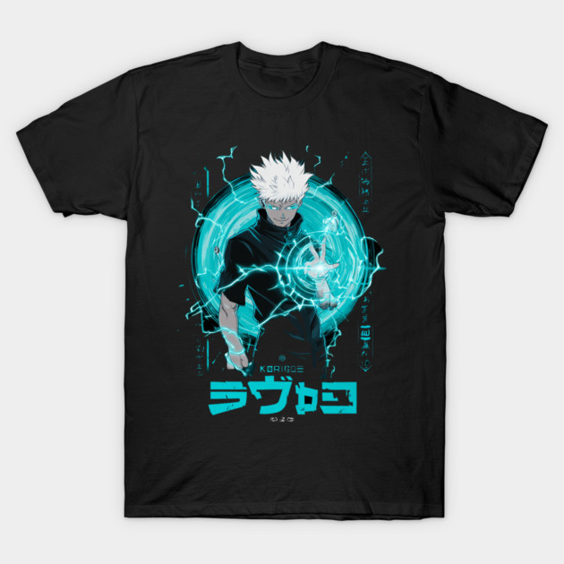 Gojo Satoru Jujutsu Kaisen Blue Power - Gojo Satoru - T-Shirt | TeePublic
