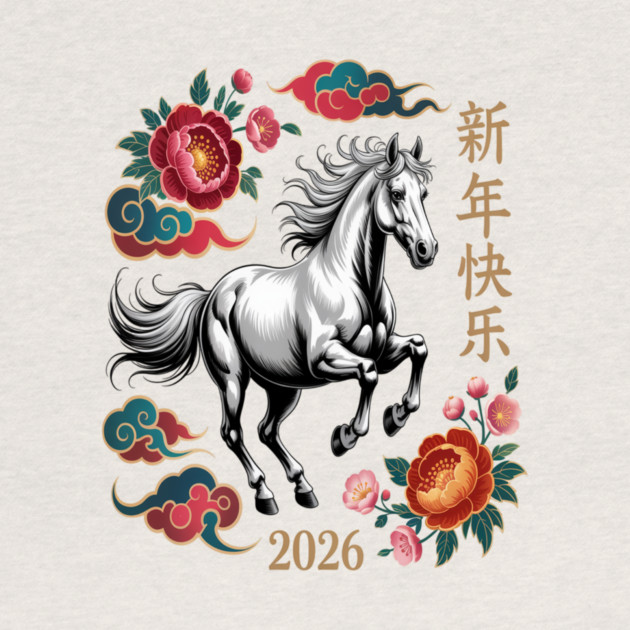 Year of The Horse 2026 - Chinese New Year 2026 - Year Of The Horse 2026 ...