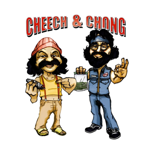 Cheech and Chong Retro Stoner Duo - Cheech And Chong - T-Shirt | TeePublic