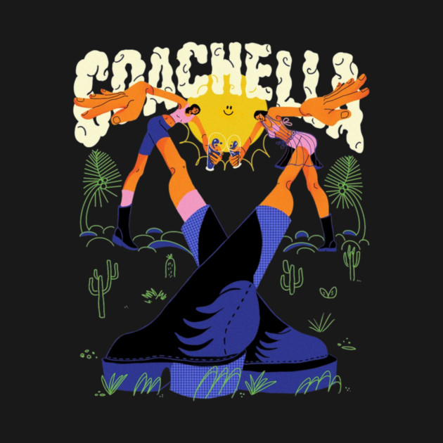 Coachella Music Festival Desert Sun - Coachella Valley - T-Shirt ...