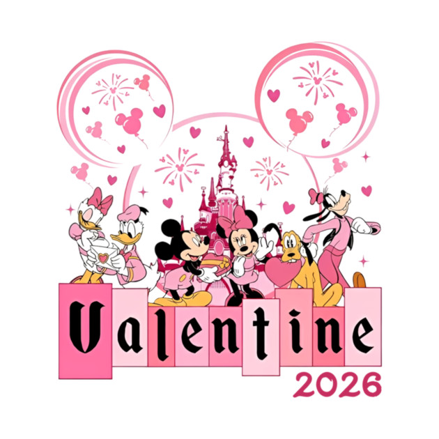 Disney Valentine 2026 Castle Celebration - Disney - Phone Case | TeePublic